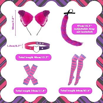 Bynyxi Set Di 2 Pezzi Per Costume Da Gatto Orecchie Di Gatto