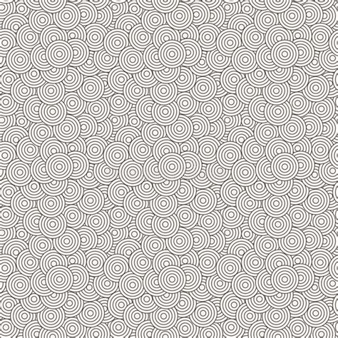 Vector Seamless Abstract Simple Pattern With Conce Stock Vector