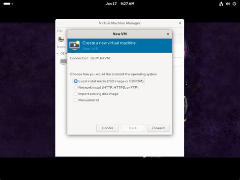 CentOS Stream KVM Create Virtual Machine GUI Server World