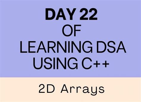 Prabal Saxena On Linkedin Programming Coding Datastructures Arrays