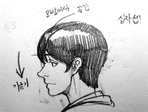 대전미술학원 얼굴그리는법 옆모습 얼굴그리기 사람얼굴 그리는 방법 소개 대전 노은 씨앤씨 미술학원 애니스타 만화반 네이버 블로그