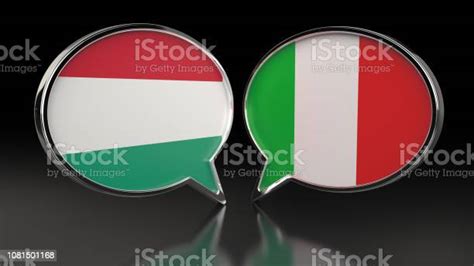 연설 거품으로 헝가리와 이탈리아 플래그입니다 3 차원 일러스트 레이 션 0명에 대한 스톡 사진 및 기타 이미지 0명 3차원 형태 Eurozone Istock