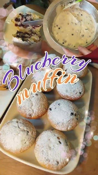 Маффин с черникой сказочный десерт Anatolipodrezov Maffin Recipe готовимподомашнему Youtube