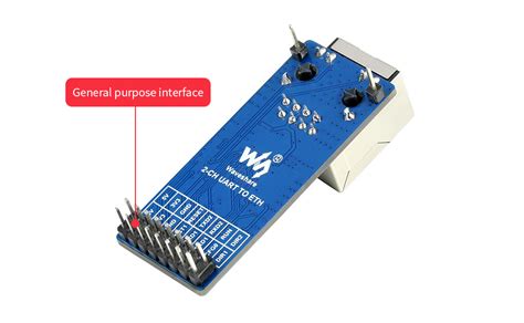Conversor UART 2 Canais Para Ethernet RJ45
