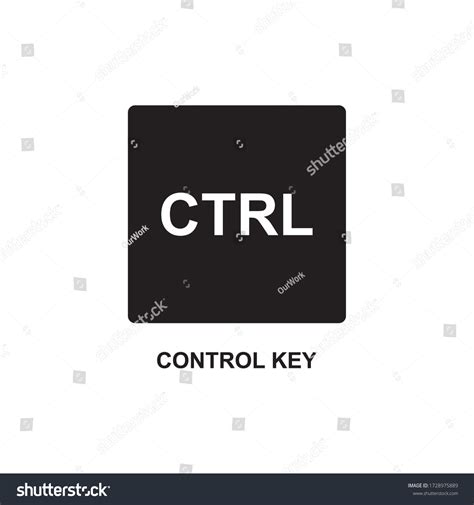 Control Key Icon Keyboard Icon Stock Vector Royalty Free Shutterstock