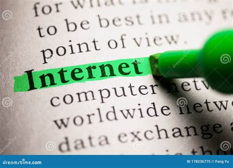 Internet Stock Image Image Of Definition Computer
