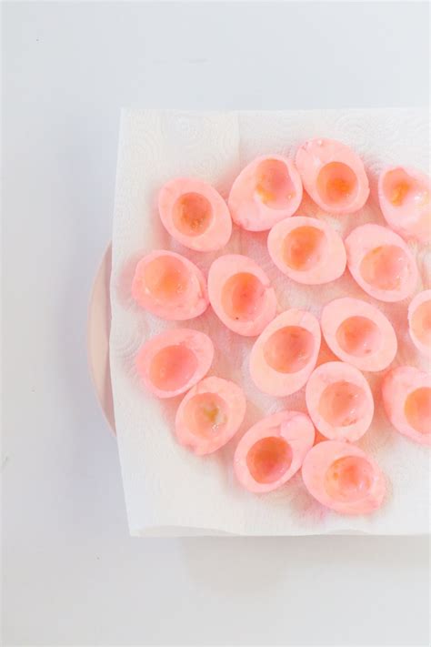 The Perfect Deviled Eggs For A Spring Brunch Pink Colored Deviled Eggs How Can This