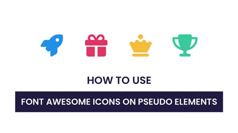 How To Add Font Awesome Icons To Pseudo Elements Coding Artist