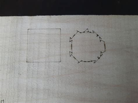please help me cutting results for arcs or circles become irregular