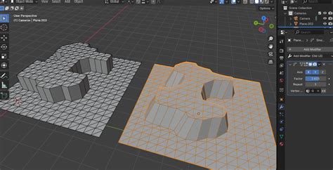 Sculpting How To Smooth Out Only This Part Of The Mesh Blender Stack Exchange