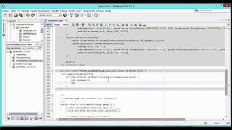 Limitar Caracteres A Un Jtextfield Java Youtube