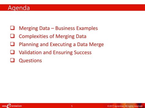 Merging Data A Methodology Ppt