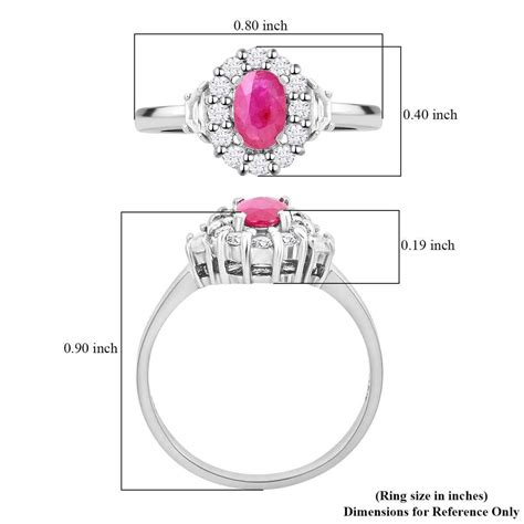 120ctw Premium Montepuez Ruby And Zircon Ring Platinum Plated Sterling