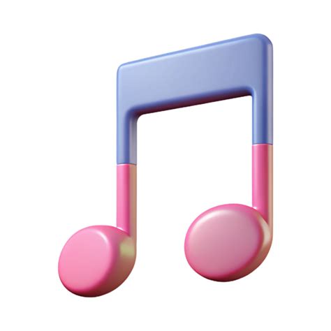 Energetic Glorious Flat Color Outline Of A Music Note Clean Lines Crisp Edges Minimal With