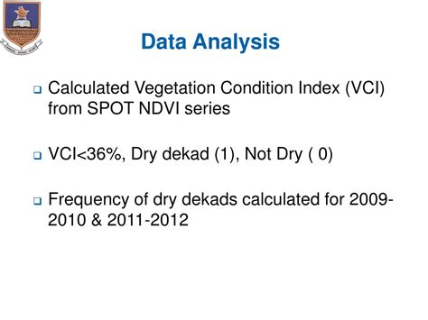 Ppt Application Of Earth Observation Data In Agricultural Drought Monitoring Powerpoint