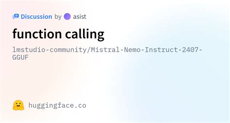 Lmstudio Community Mistral Nemo Instruct 2407 GGUF Function Calling