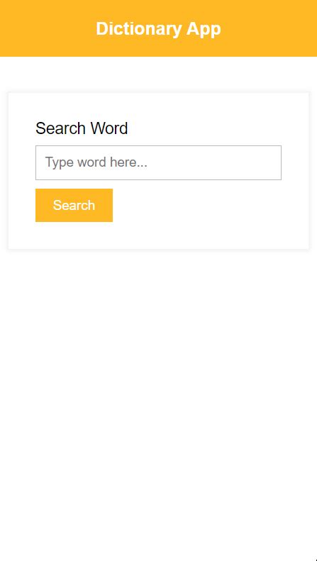 Github Alisamiralidictionary App Dictionary App Using Svelte