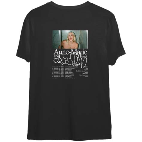 Anne Marie Merch Anne Marie The Unhealthy Club Tour 2023 Double Shirt