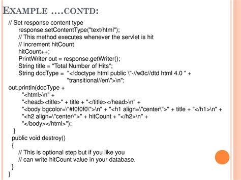 Servlets Hits Counter 20 Jul Ppt Download