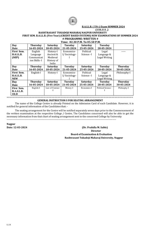 1st Ballb Nep 1 I Want Ballb 5 Year Cbcs Nep Course Detailed