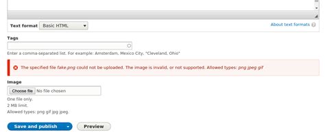 Incorrect Node Create Validation Error When An Invalid Image Is Attached To A Field