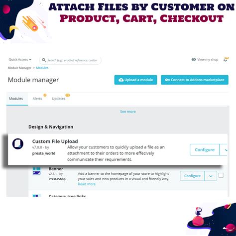 PrestaShop File Uploads Module Enhance Customization