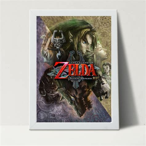 Quadro The Legend Of Zelda Twilight Princess 45x33cm Elo7