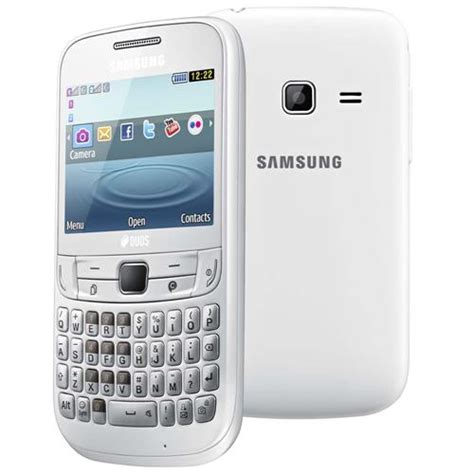 Celular Desbloqueado Samsung Ch t 357 Duos Branco com Teclado QWERTY Dual Chip Câmera 2MP Wi
