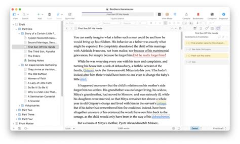 Use Annotations Comments And Footnotes In Your Scrivener Projects Literature And Latte