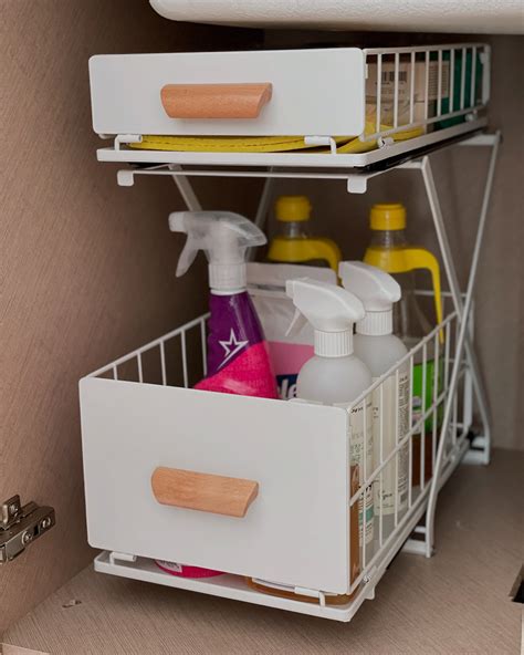 봄집사👨🏻‍💼 깔끔한 살림 생활꿀팁 🌈 📢 코드리빙 하부장 정리함 공구 중 🏠 좁은 공간도 효율적으로 활용할 수 있는 실용적인 정리 아이템 코드리빙 하부장 정리함