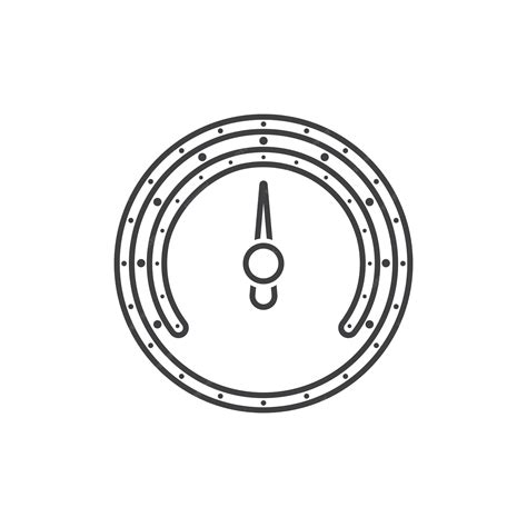 Premium Vector Pressure Indicator Icon Vector