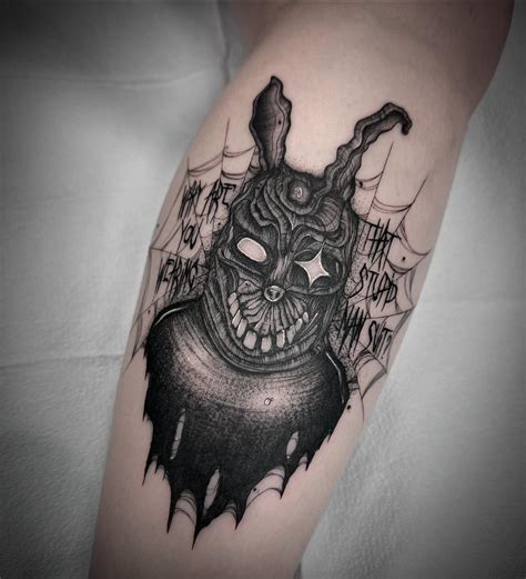 Tatouage De Donnie Darko Frank Buy Frank The Bunny Art Print A4