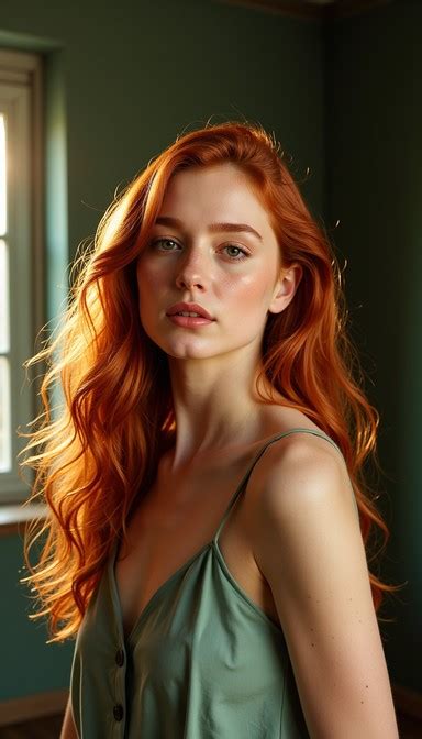 Free Ethereal Redhead Beauty Image Download At Stockcake