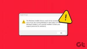 Ways To Fix Windows Installer Package Error Guiding Tech