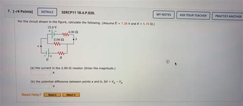 Solved 9 [ 14 Points] Details Sercp11 18 4 P 022 My Notes