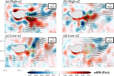 Composite Maps Of Vertical Velocity Anomaly Shading And Horizontal Download Scientific