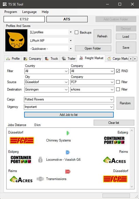 TS SAVEEDITOR TOOL V0 1 5 1 34 X ETS2 Mods Download
