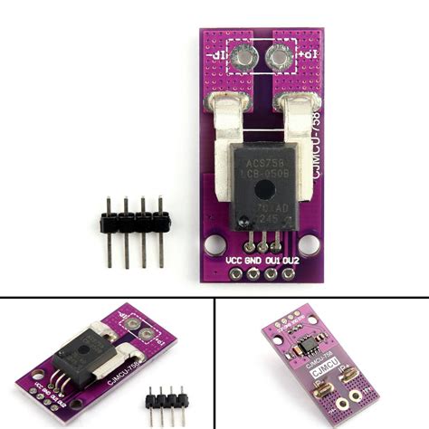 Jual Modul Sensor Arus Acs758 50a Linear Hall Effect Current Sensor