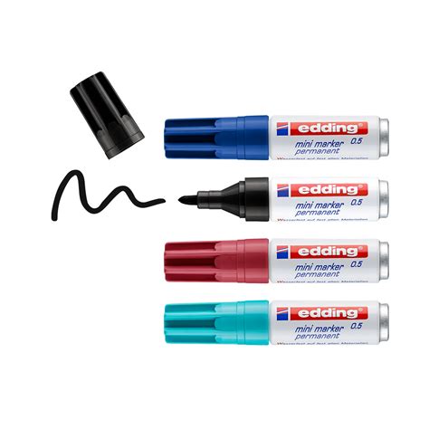 edding 0.5 Mini Permanentmarker 4er-Etui kaufen