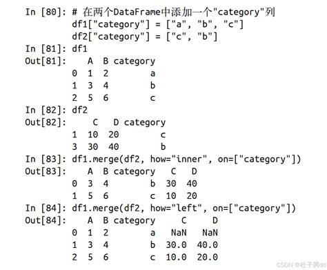 7 pandas ：3 种 dataframe 连接方法和数据透视表 dataframe拼接 csdn博客