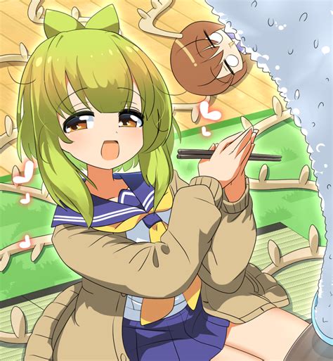 Shikanoko Noko And Bashame Meme Shikanoko Nokonoko Koshitantan Drawn