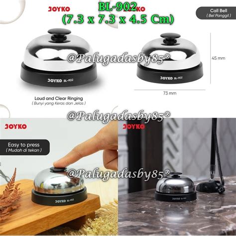 Jual Biji GROSIR Call Bell JOYKO BL Silver Call Bell Bel Panggil Bel Meja Joyko BL