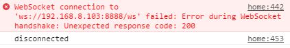 Can T Connect To Tornado Websocket From Web Application Error Stack Overflow