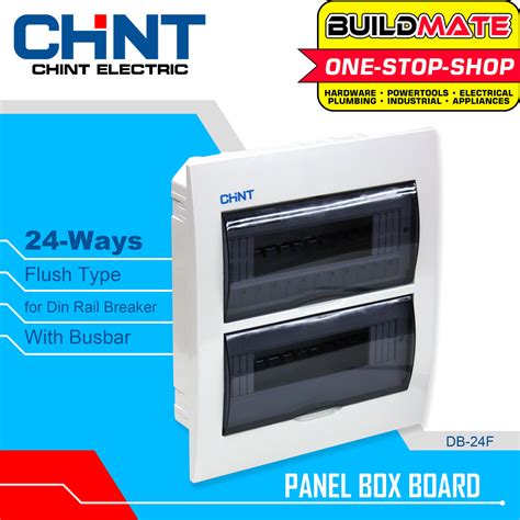 Chint 24 Ways Flush Type Panel Distribution Box Board For Din Rail Breaker With Busbar Flush