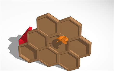 3d Design Honeycomb Paper Towel Holder Tinkercad