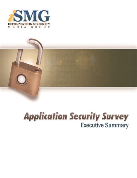 Application Security Survey Results Executive Summary