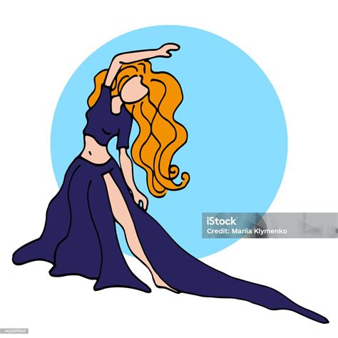 Girl Dancing Oriental Belly Dance Stock Illustration Download Image Now Adult Adults Only