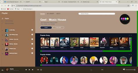 Created A Spotify Clone Website Arunav Majinder Baruah Posted On The Topic Linkedin