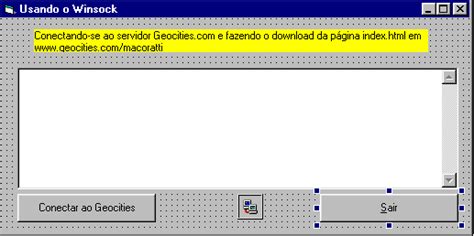 Usando O Controle Winsock