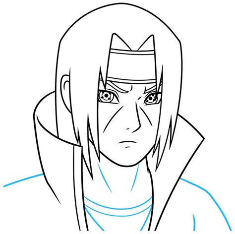 How To Draw Itachi Uchiha Really Easy Drawing Tutorial Naruto Sketch Drawing Easy Drawings